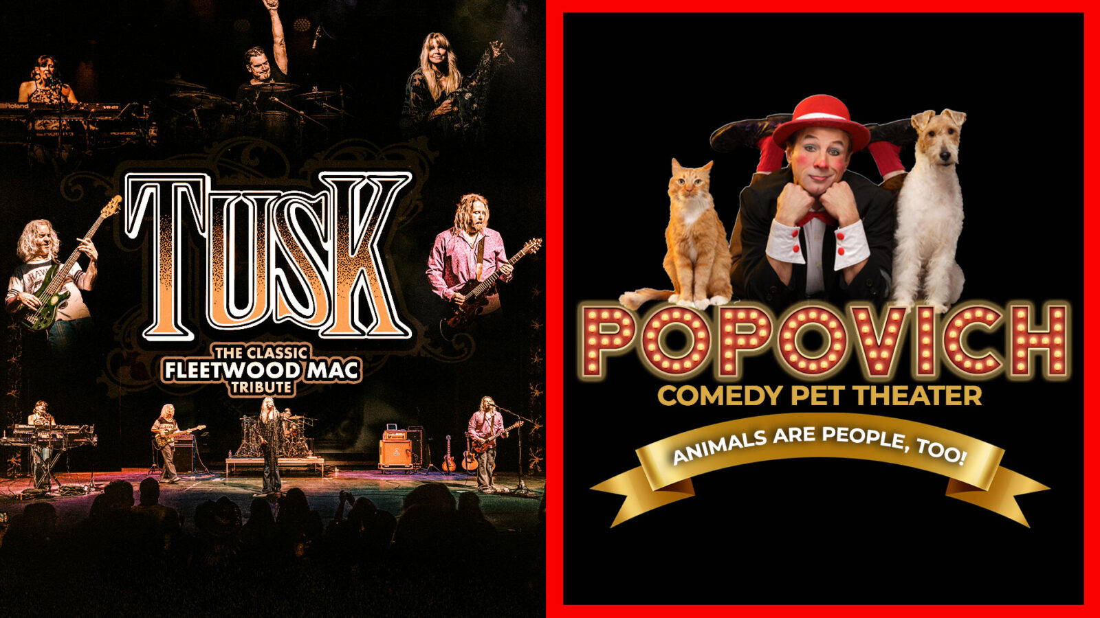 TUSK and Popovich Comedy Pet Theatre at AMT - American Music Theatre
