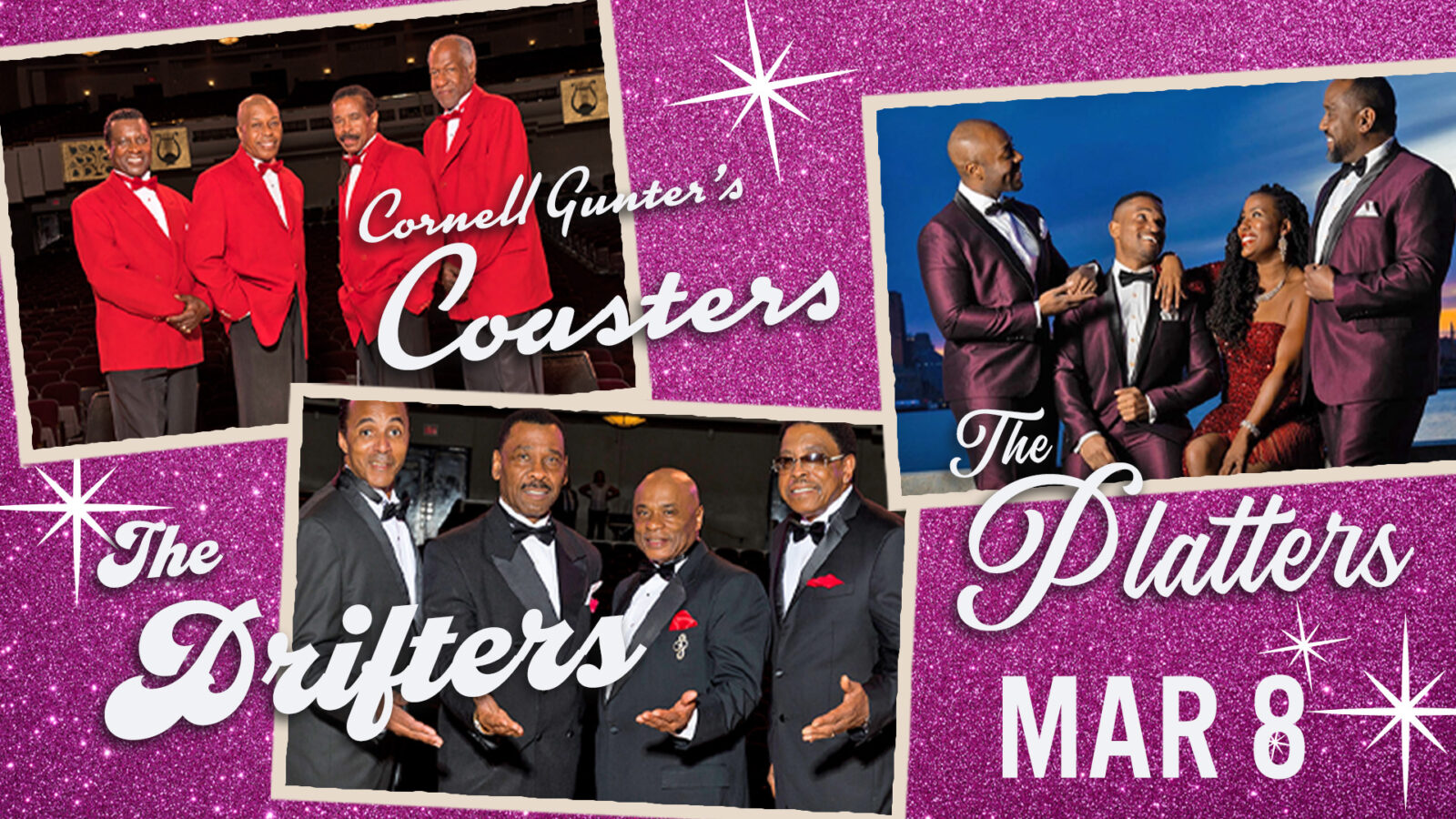 The Drifters, The Platters & Cornell Gunter's Coasters - American Music ...