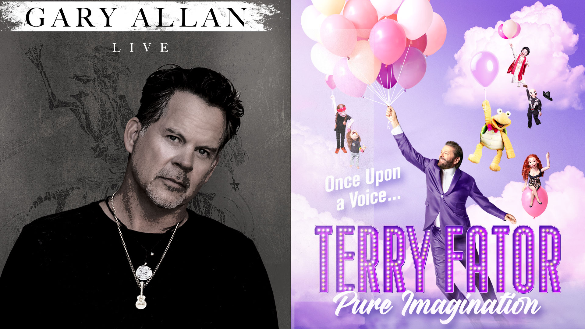 Gary Allan and Terry Fator Return to AMT - American Music Theatre